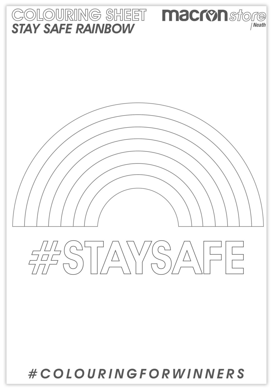 Colour In Your Macron Sheets! | Macron Sports Hub Neath