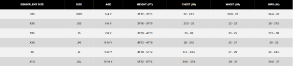 Sizing Guide | Macron Sports Hub Neath